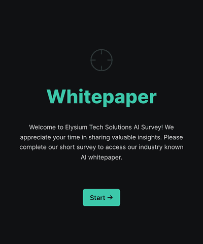 AI Whitepaper Download Form Template